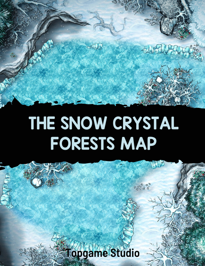 Topgame : 8K The Snow Crystal Forests Fantasy Map - Topgame Studio ...