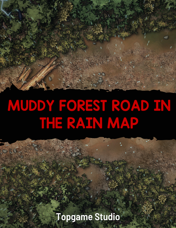 Topgame : 8K The Muddy Forest Road In The Rain Map - Topgame Studio ...
