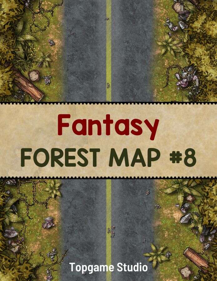 Fantasy Forest Map Set #8 - Topgame Studio | DriveThruRPG