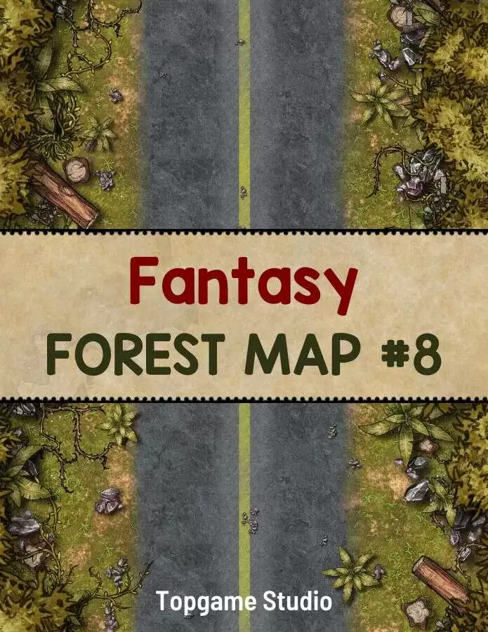 Fantasy Forest Map Set #8 - Topgame Studio | DriveThruRPG