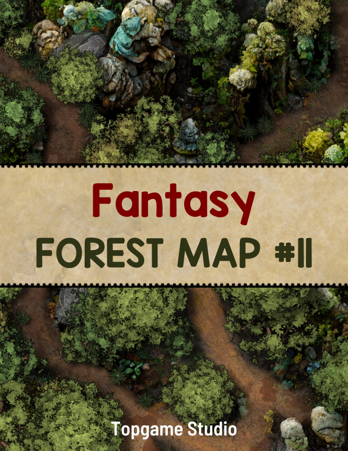 Fantasy Forest Map Set #11 - Topgame Studio | DriveThruRPG