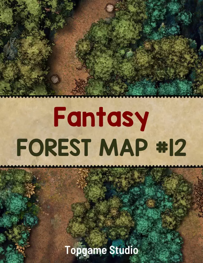Fantasy Forest Map Set #12 - Topgame Studio | DriveThruRPG