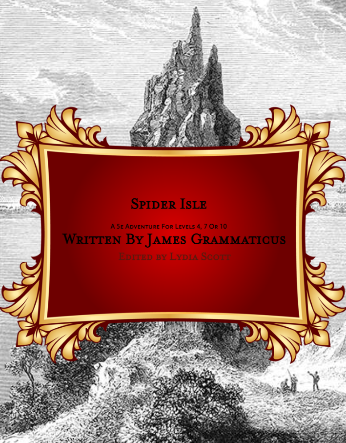 Dungeon Short- Spider Isle (5e Version) - James Grammaticus | DriveThruRPG