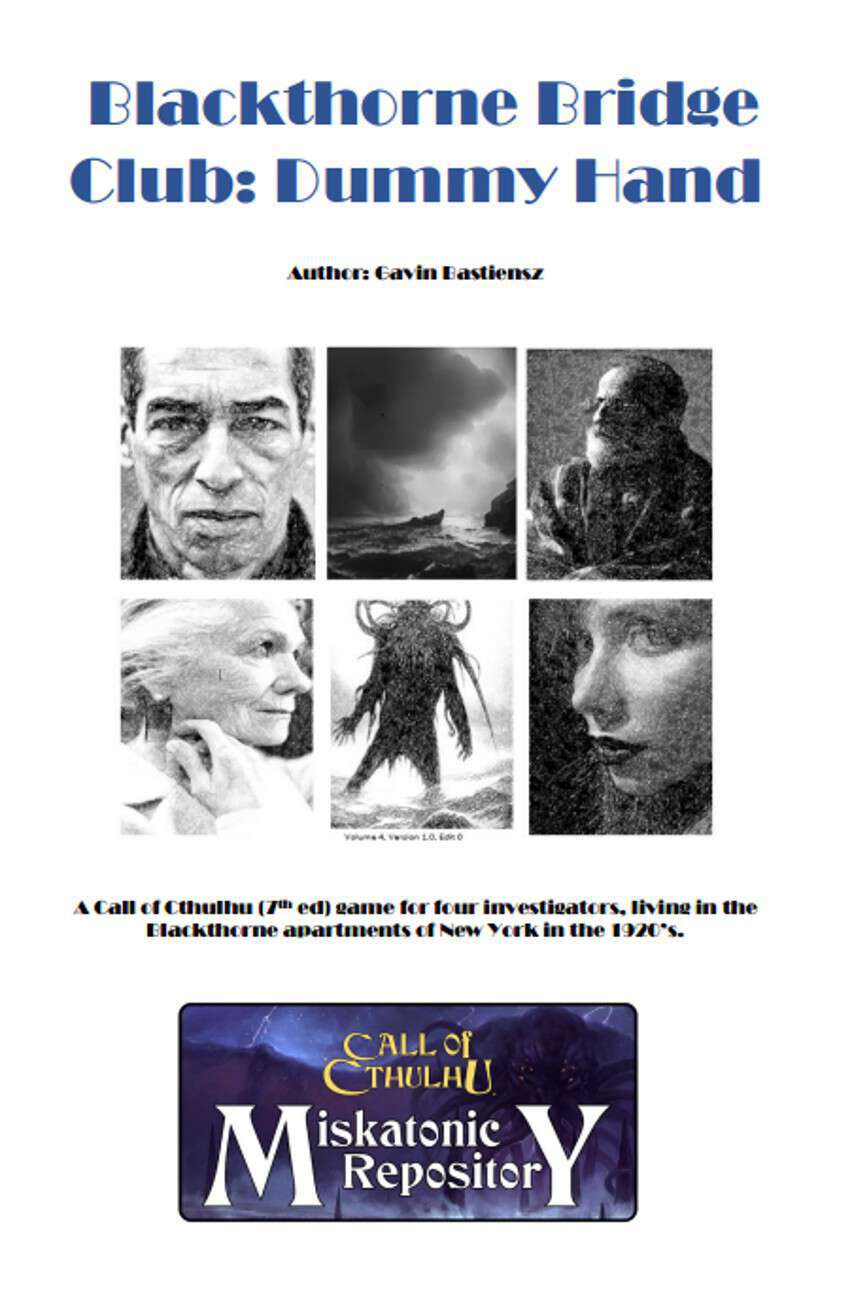 Blackthorne Bridge Club - Dummy Hand - Gavin Bastiensz | DriveThruRPG