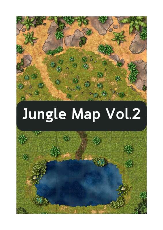 Jungle Map Vol.2 - ronin map adventure | DriveThruRPG