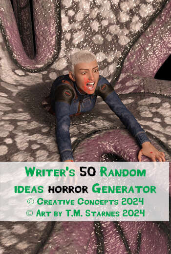 Writer’s 50 Random Ideas Horror Generator - Creative Concepts ...