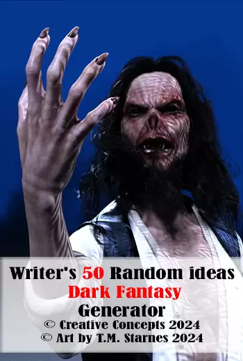 Writer’s 50 Random Ideas Dark Fantasy Generator - Creative Concepts ...