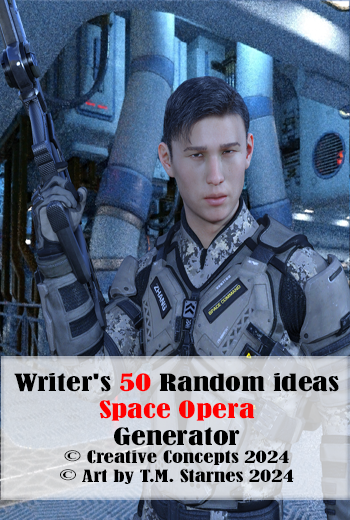 Writer’s 50 Random Ideas Space Opera Generator - Creative Concepts | DriveThruRPG