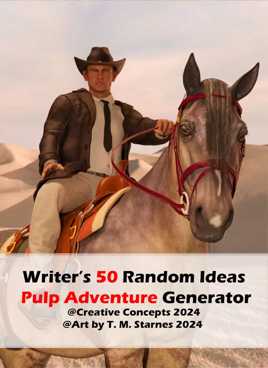 Writer’s 50 Random Ideas Pulp Adventure Generator - Creative Concepts | DriveThruRPG