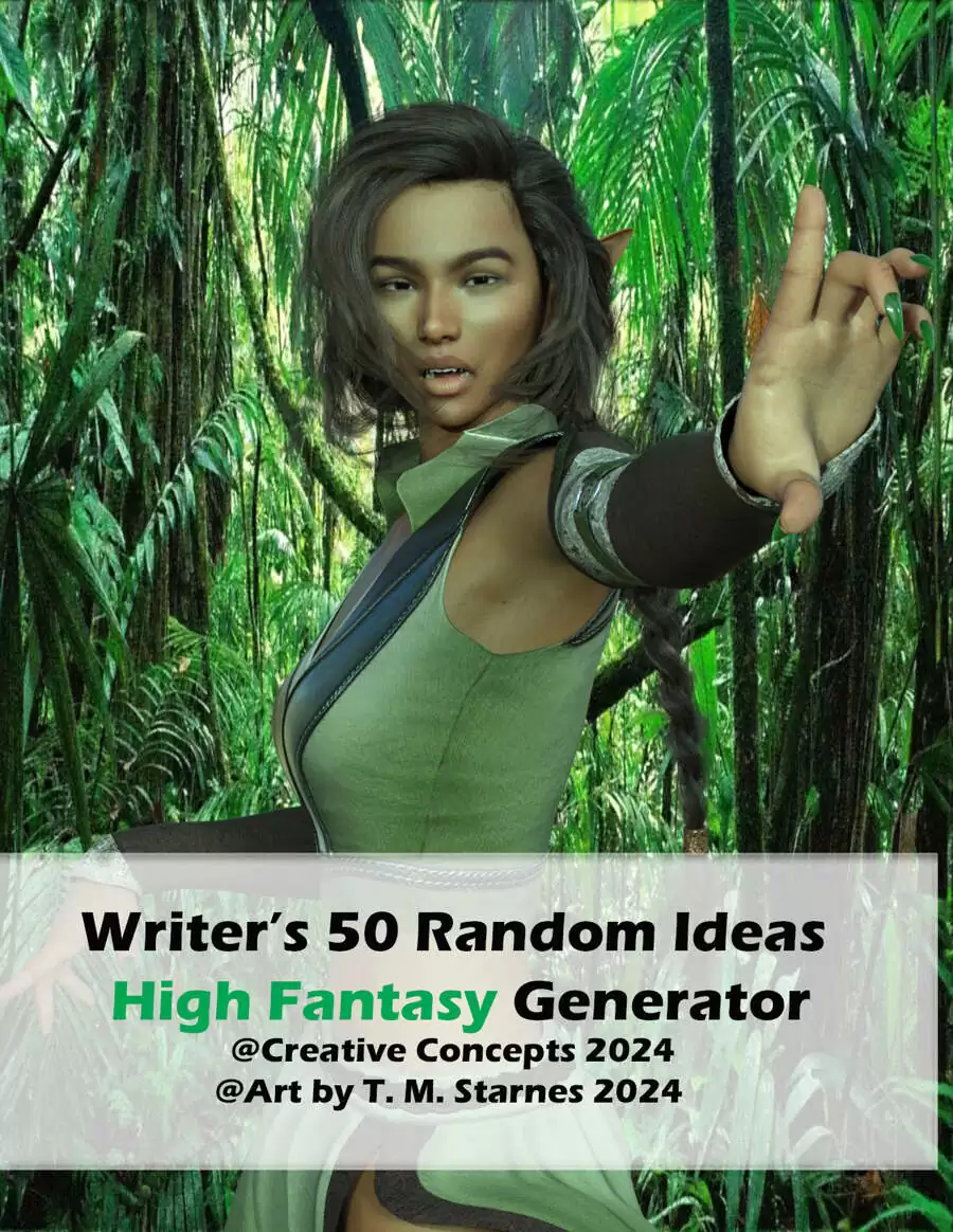Writer’s 50 Random Ideas High Fantasy Generator - Creative Concepts ...