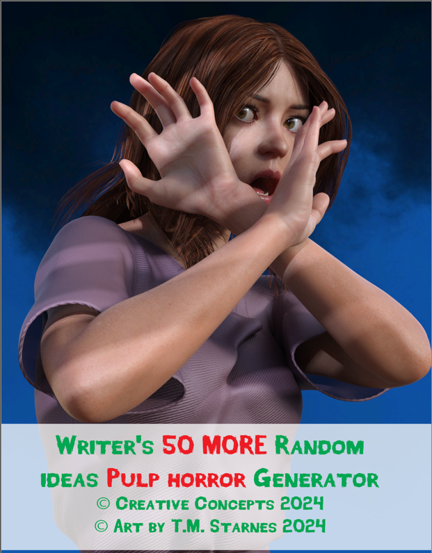 Writer’s 50 MORE Random Ideas Pulp Horror Generator - Creative Concepts | DriveThruRPG