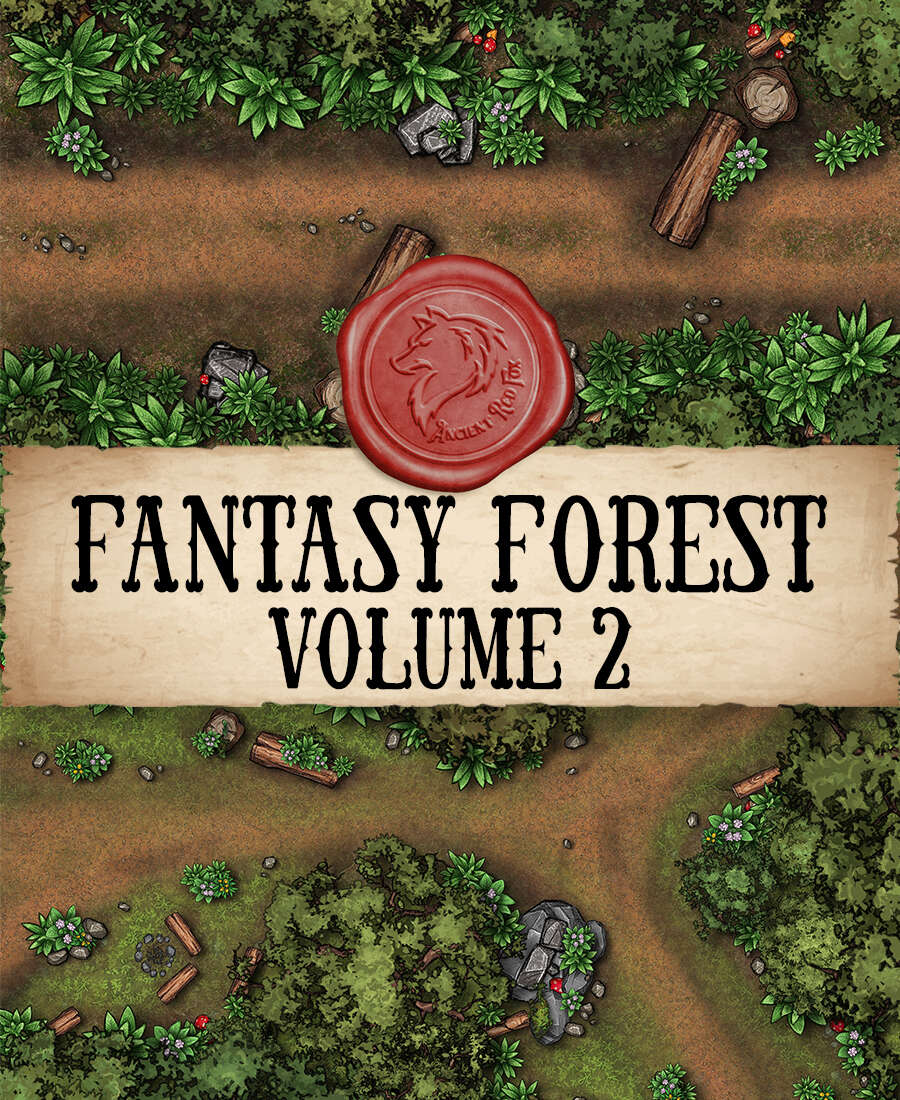 Fantasy Forest Map Set 2 - Ancient Red Fox | DriveThruRPG