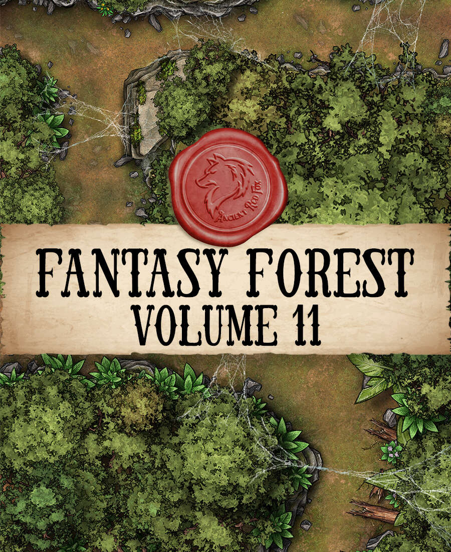 Fantasy Forest Map Set 11 - Ancient Red Fox | DriveThruRPG