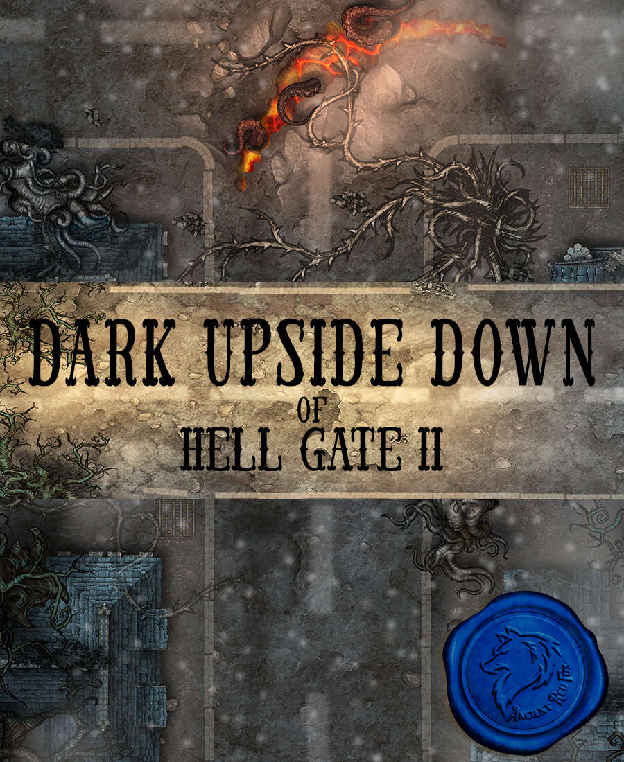 Dark Upside Down Of Hell Gate 2 (40 JPG 4K) Map Set - Ancient Red Fox ...