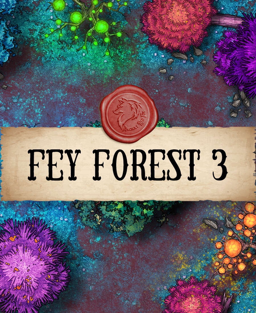 Fey Forrest Set 3 - Ancient Red Fox | DriveThruRPG