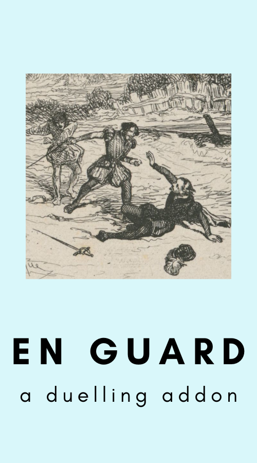 En Guard — A Duelling Addon - Uncle Vova Games | DriveThruRPG