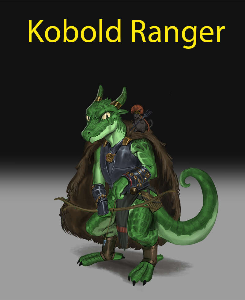 Kobold Ranger Stock Art - Roberto Villarreal Stock Art | DriveThruRPG