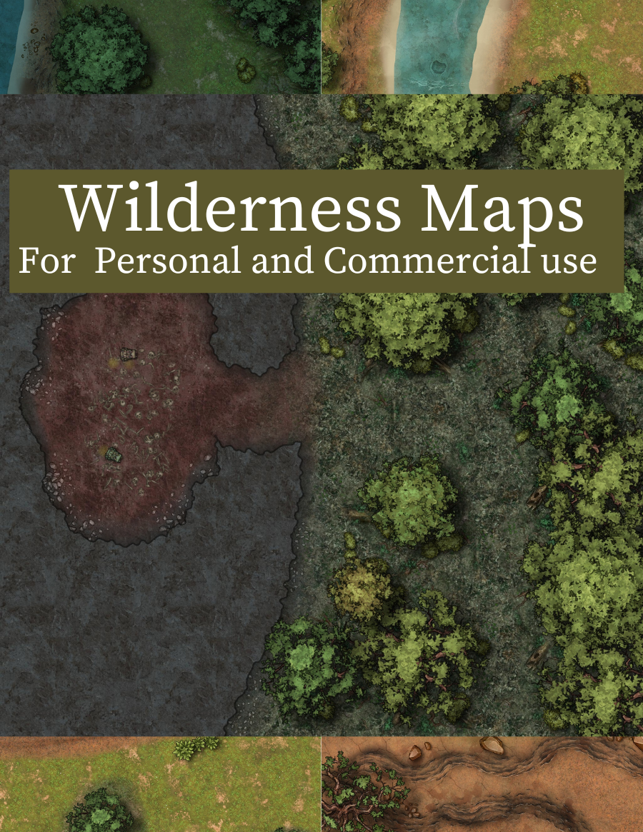 Wilderness Battlemaps - J.F. de los Reyes | DriveThruRPG