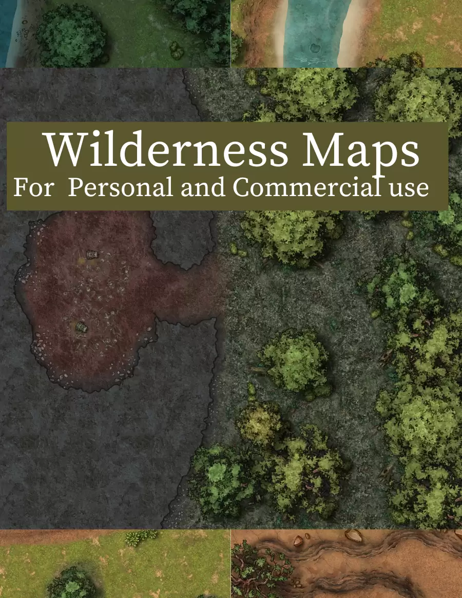 Wilderness Battlemaps - J.F. de los Reyes | DriveThruRPG