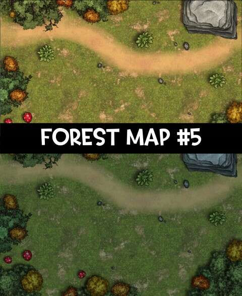 Forest Map #5 - owlschoolmaps | DriveThruRPG