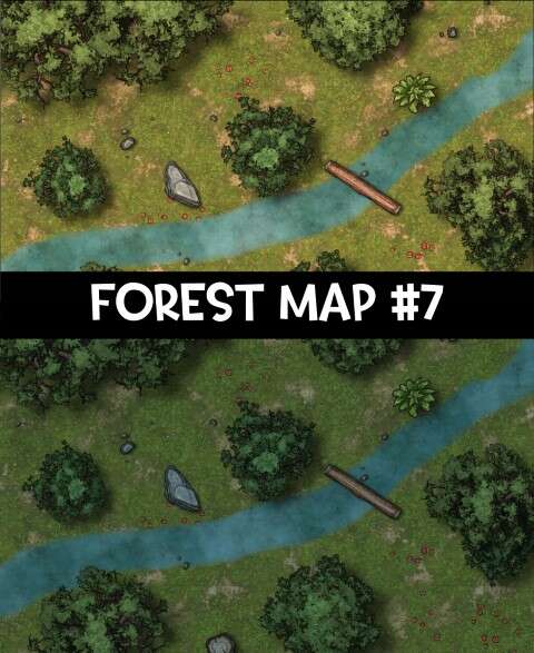 Forest Map #7 - owlschoolmaps | DriveThruRPG