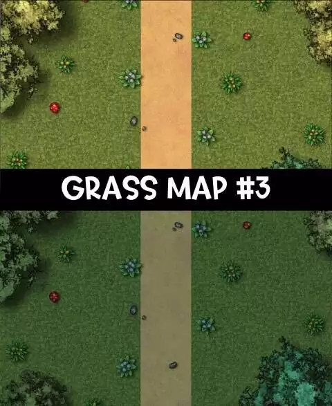 Grass Map #3 - owlschoolmaps | DriveThruRPG