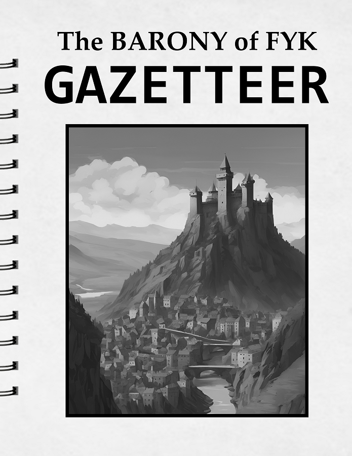 The Barony of Fyk Gazetteer - Lucky Rat Press | DriveThruRPG