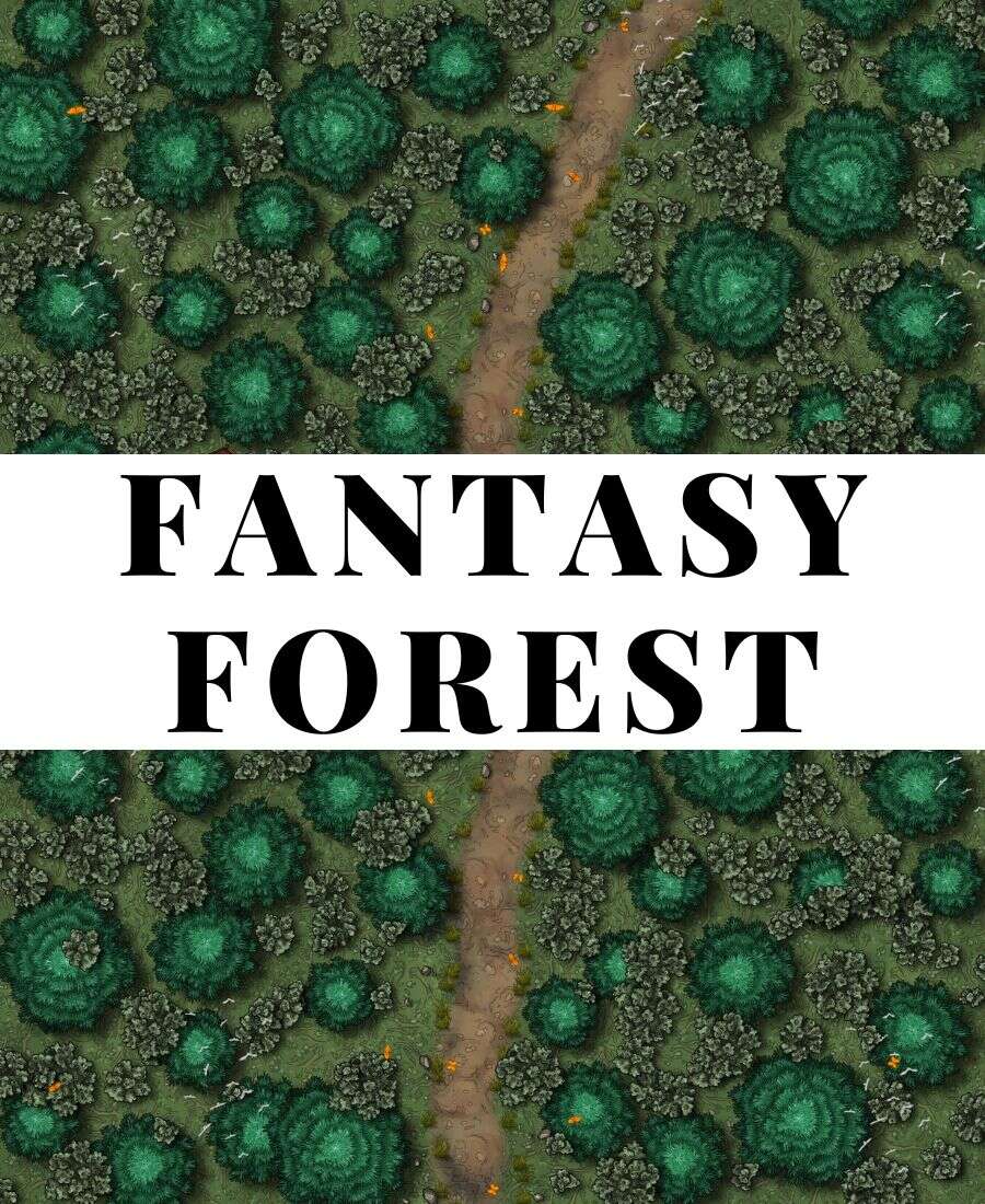 Fantasy Forest Map V.1 - Giant King | DriveThruRPG