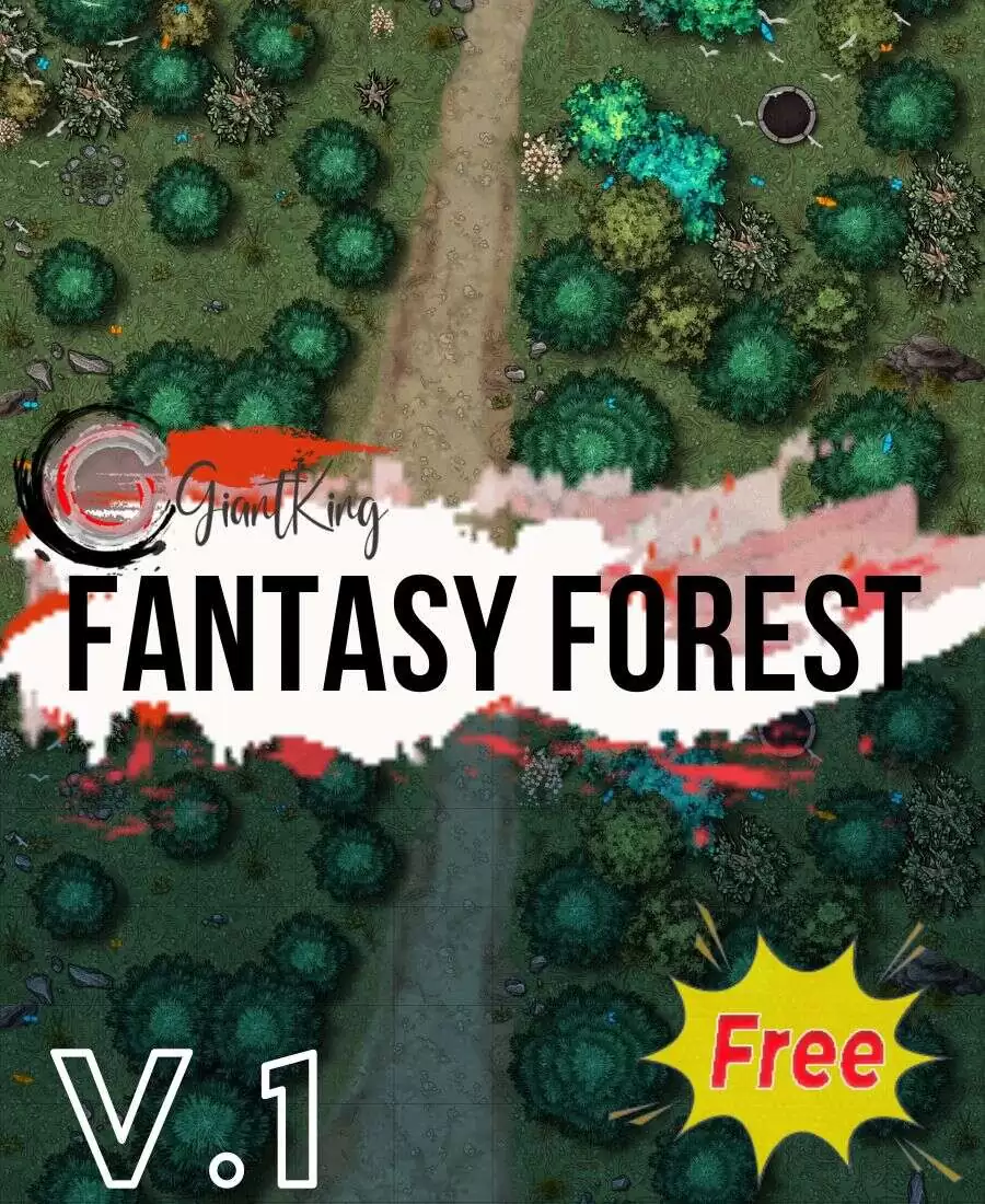 Fantasy Forest Map V.1 FREE - Giant King | DriveThruRPG