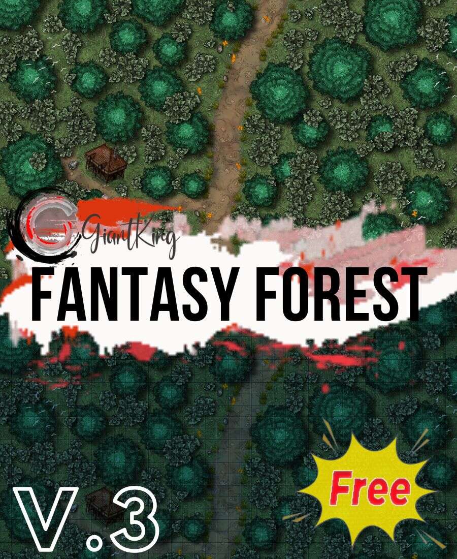 Fantasy Forest Map V.3 FREE - Giant King | DriveThruRPG