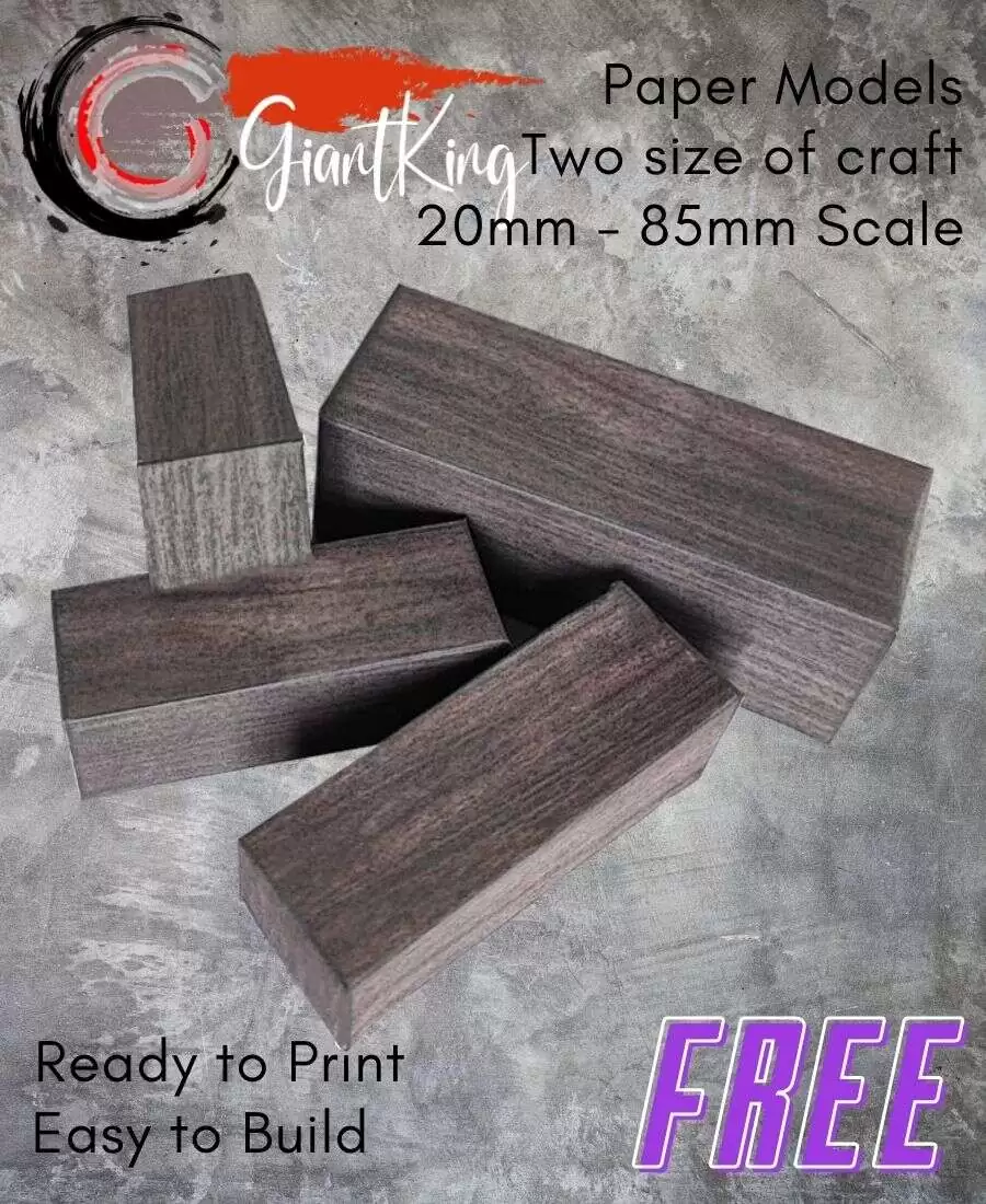 Containers Paper Models - Giant King | DriveThruRPG