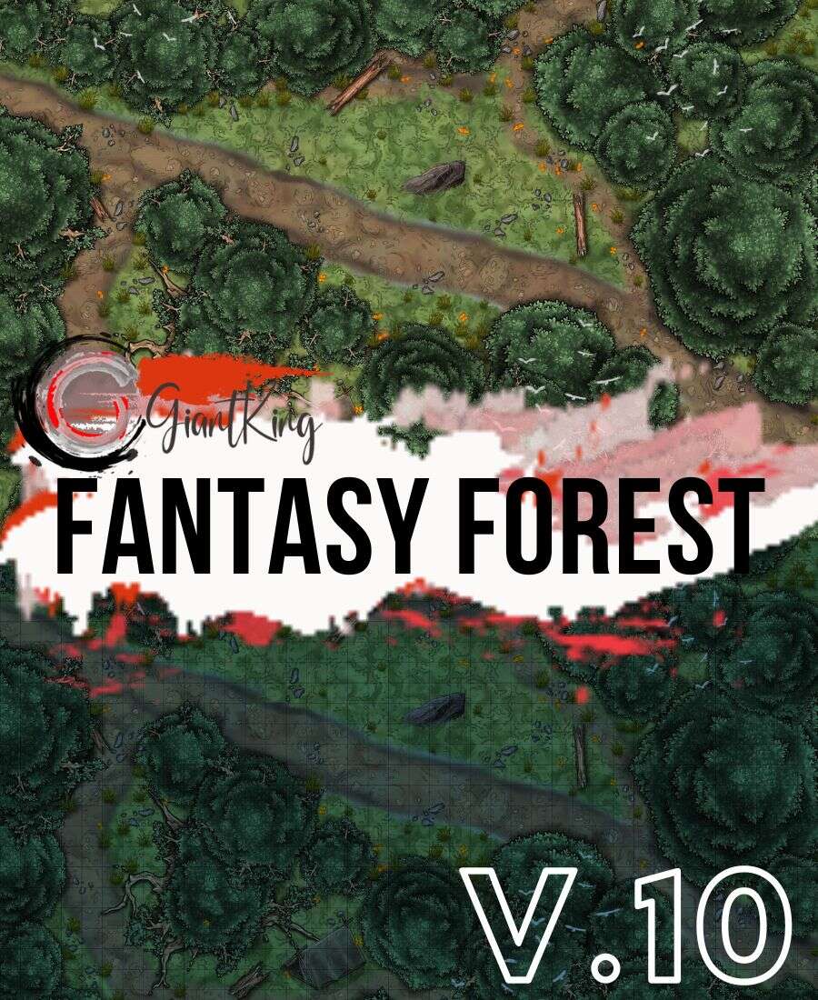 Fantasy Forest Map V.10 - Giant King | DriveThruRPG