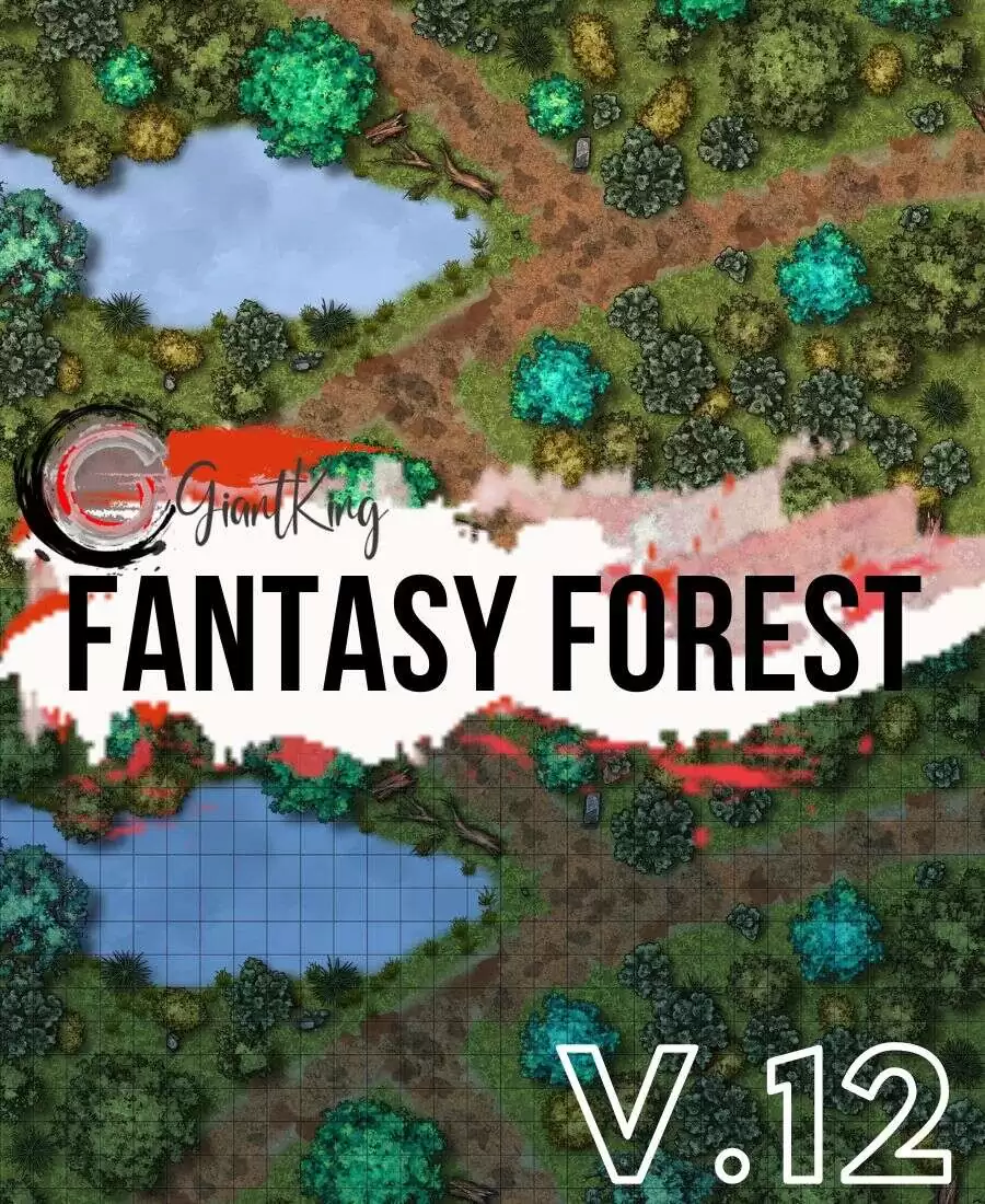 Fantasy Forest Map V.12 - Giant King | DriveThruRPG