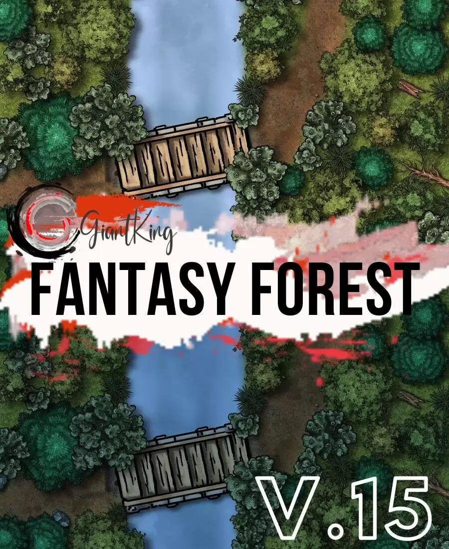 Fantasy Forest Map V.15: Tundra Tiger Woods - Giant King | DriveThruRPG