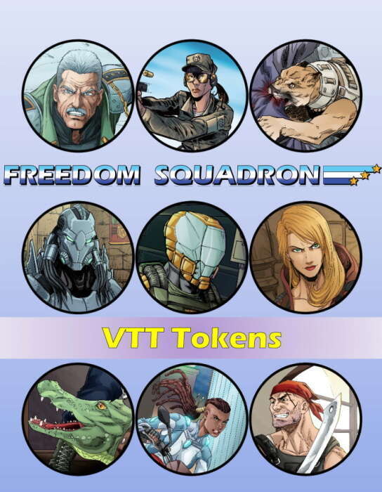 Freedom Squadron VTT Tokens - Mobius Worlds Publishing | DriveThruRPG