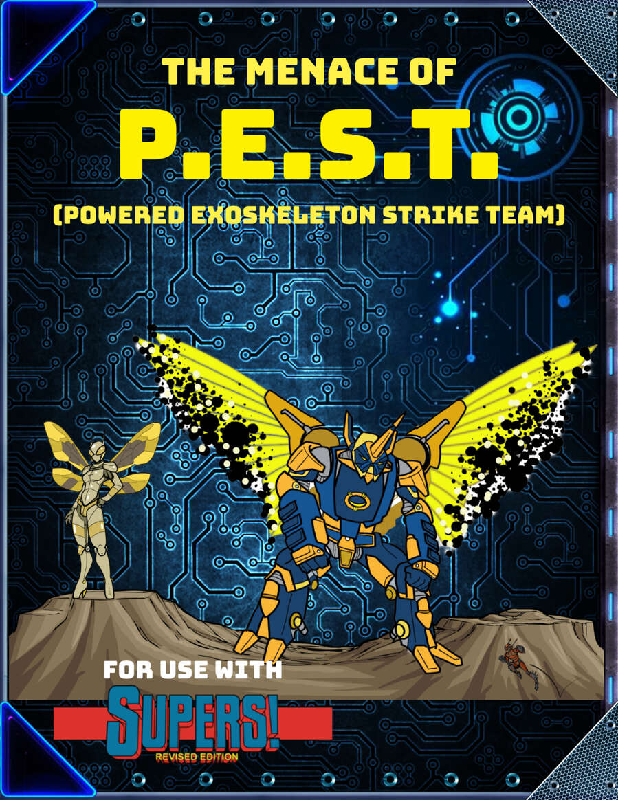 The Menace of P.E.S.T. (Supers! Revised RPG) - Cat Culture Studio ...