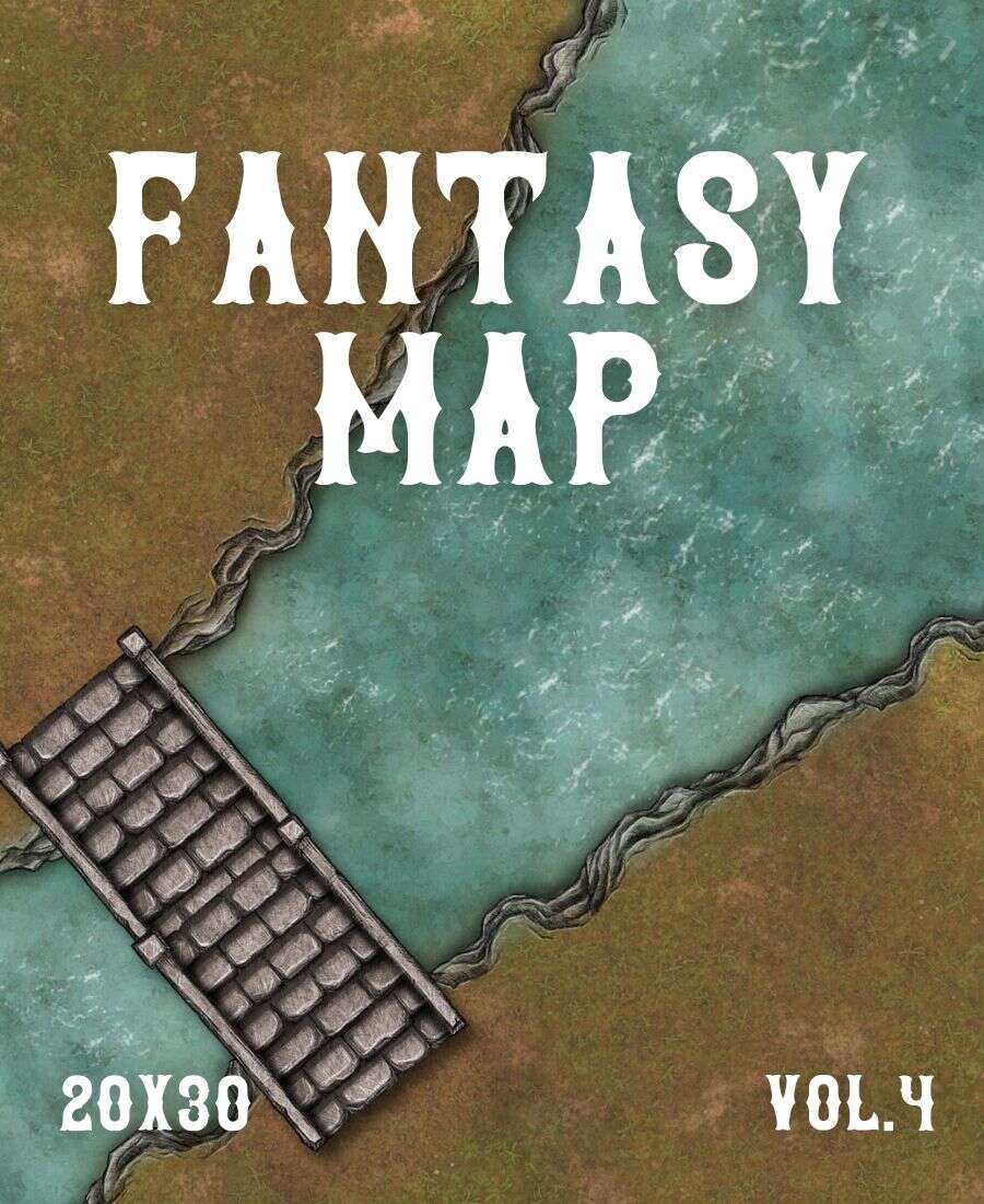 Fantasy Sea Map - Brownable | DriveThruRPG