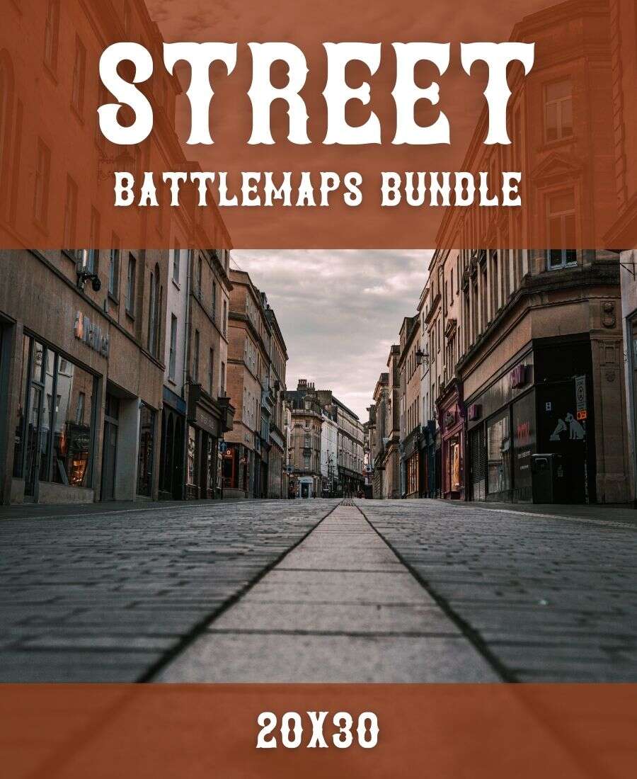 9 Street Battlemaps Bundle - Brownable | DriveThruRPG