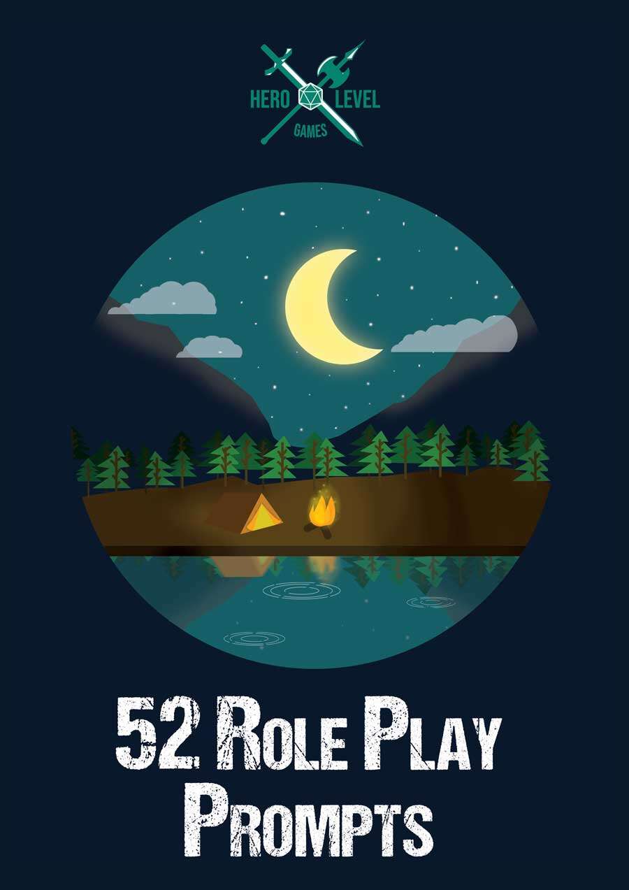 52 Role Play Prompts Card Deck - Hero Level Games | DriveThruRPG