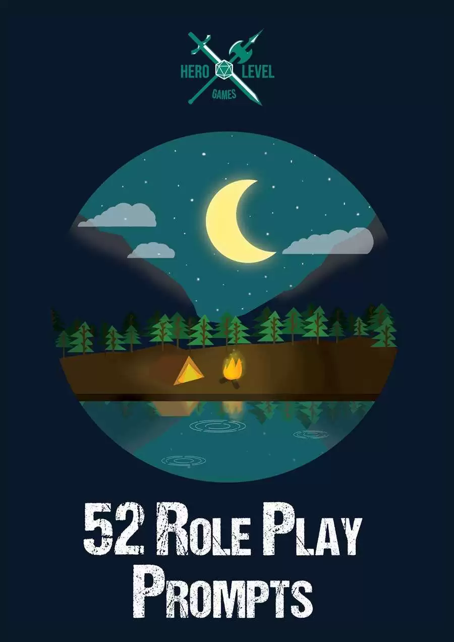 52 Role Play Prompts Card Deck - Hero Level Games | DriveThruRPG