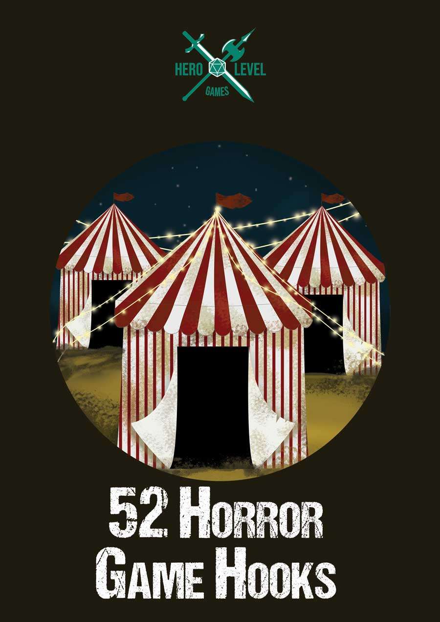52 Horror Game Hooks Card Deck - Hero Level Games | DriveThruRPG