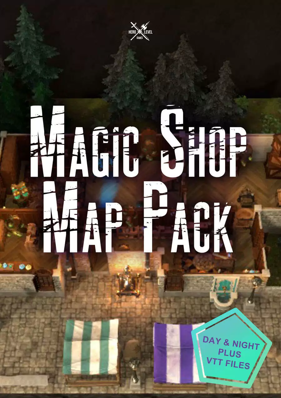 Magic Shop Map Pack - Hero Level Games | DriveThruRPG
