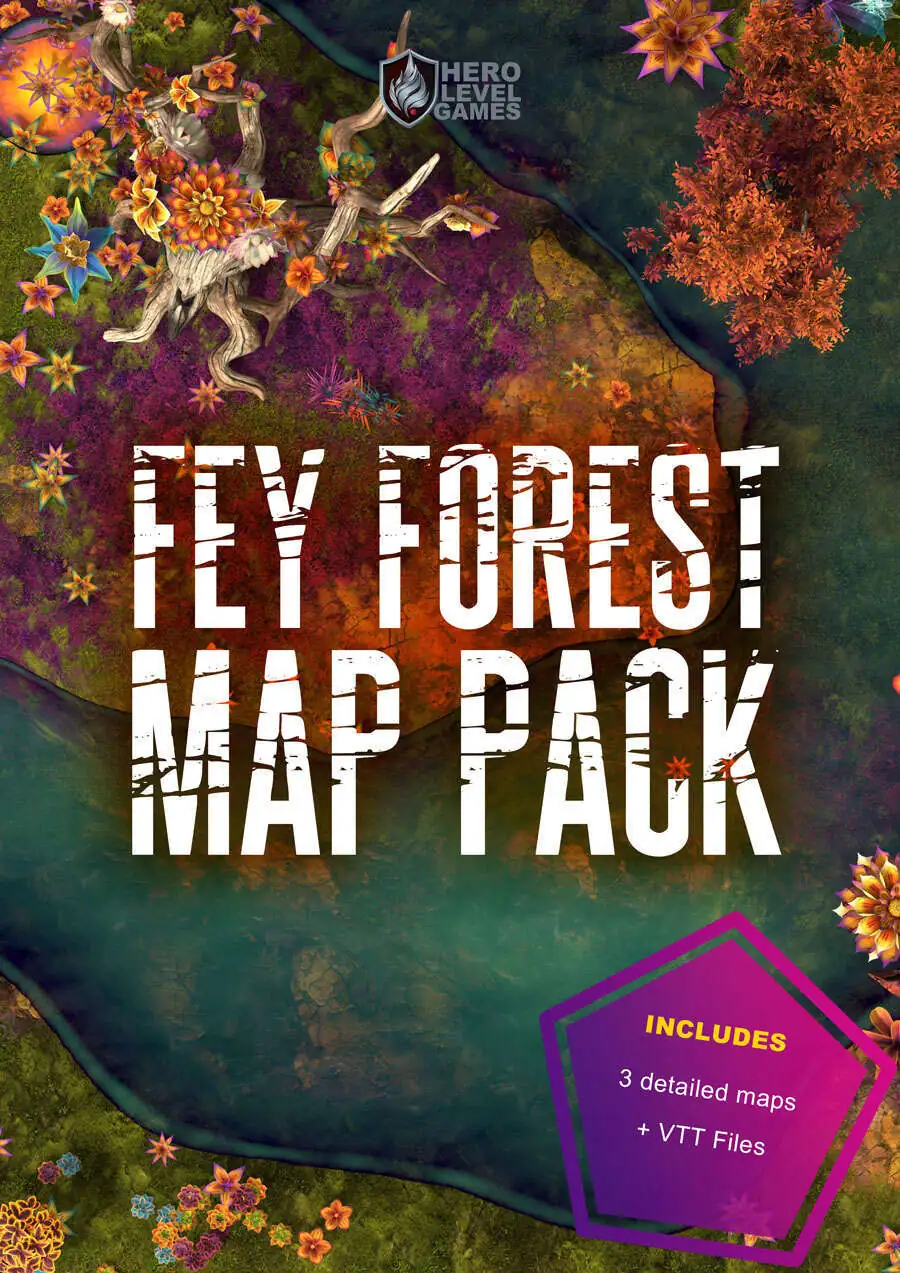 Fey Forest Map Pack - Hero Level Games | DriveThruRPG