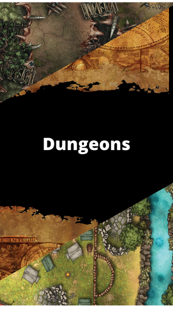 Dungeons Map pack - bundle [PDF] - ndvmaps | Dungeons | DriveThruRPG