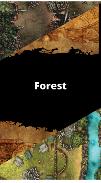 Forest & jungle map pack - bundle [PDF] - ndvmaps | Forests | DriveThruRPG