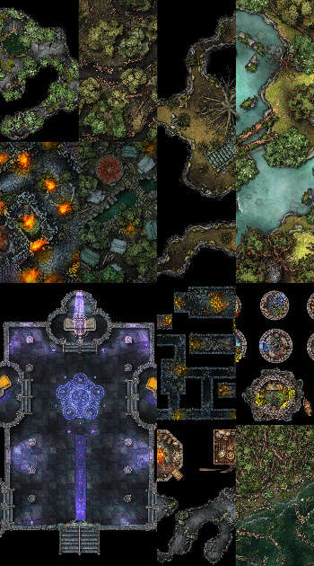 Full Mix Map Pack 4 - bundle - ndvmaps | Mix in bundles | DriveThruRPG