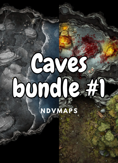 Caves [BUNDLE] - ndvmaps | Caves | DriveThruRPG