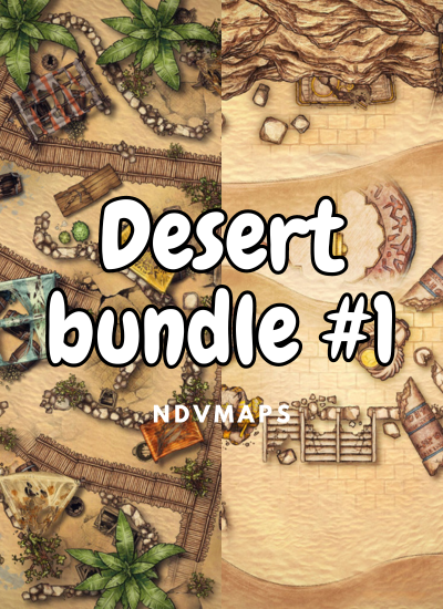Desert [BUNDLE] - ndvmaps | Desert | DriveThruRPG