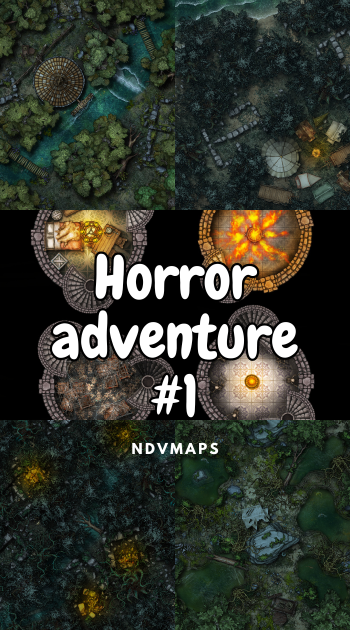 Horror Adventure #1 - bundle (4k) [PDF] - ndvmaps | Special ...