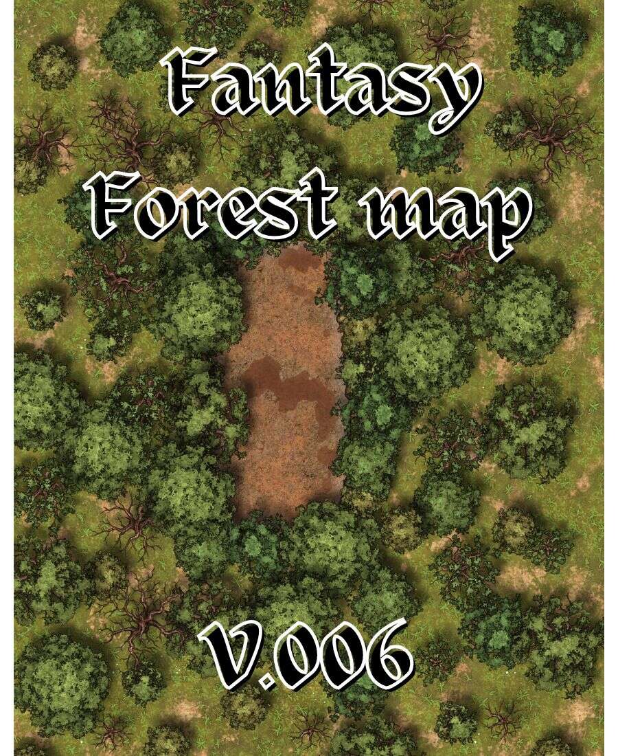 Fantasy Forest Map V.006 - imday | DriveThruRPG